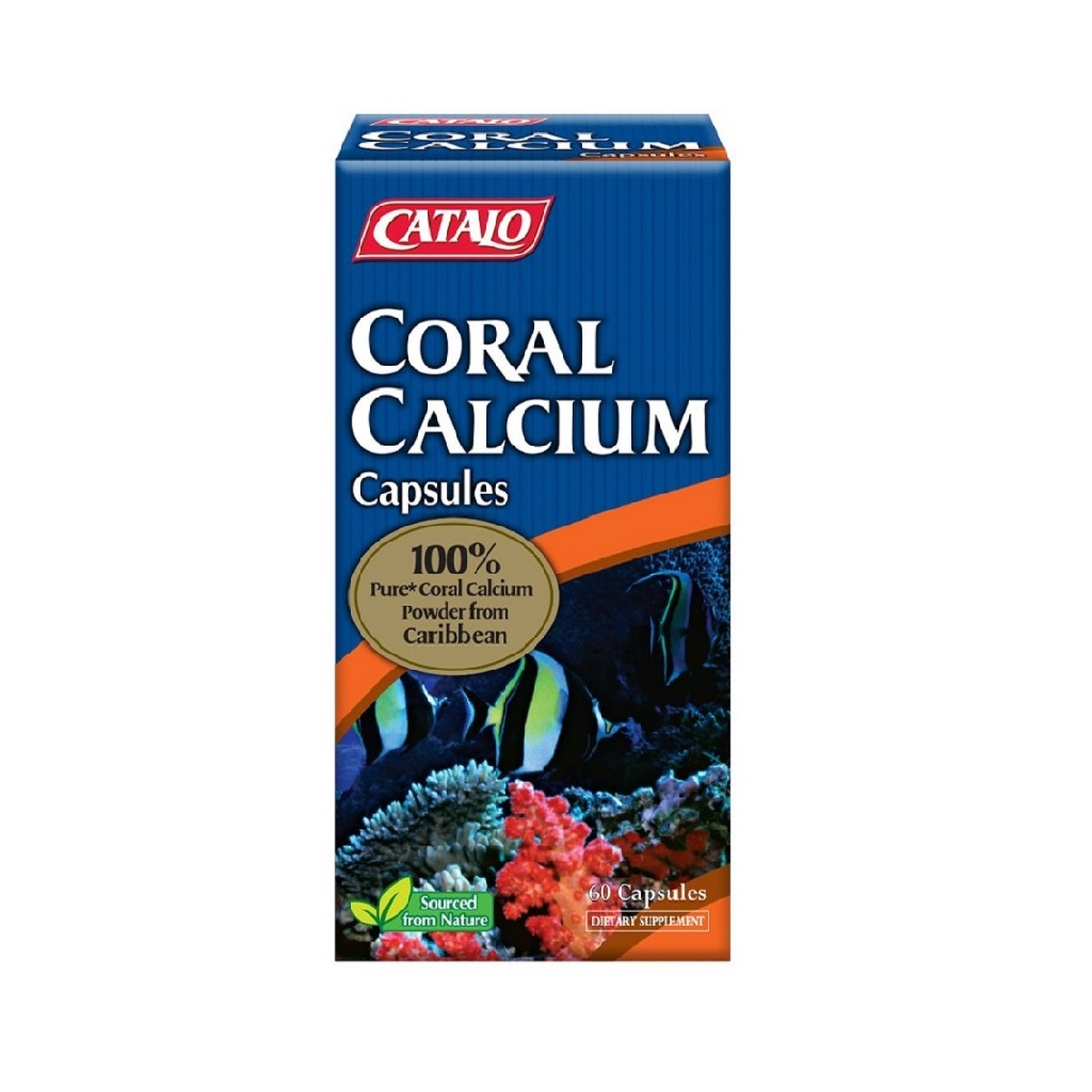 100% Pure Coral Calcium 60 Capsules - Sogo