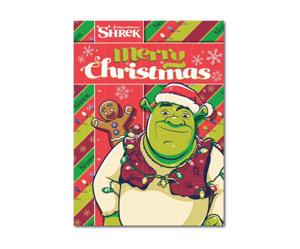 Shrek Advent Calendar with Milk Chocolates 75g - Sogo